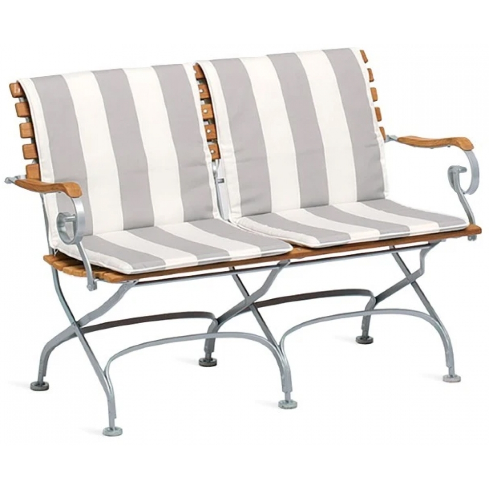 Weishäupl - Sitz-/Rückenpolster für Classic Bank 2-Sitzer | Tanne (Acryltuch) | nunido.